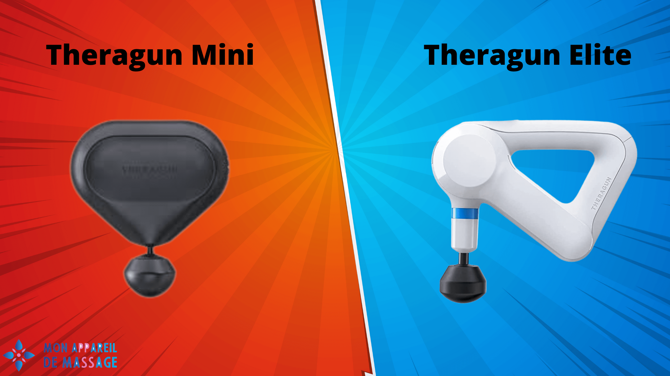 Theragun Pro vs Elite vs Prime vs Mini - appareil de massage